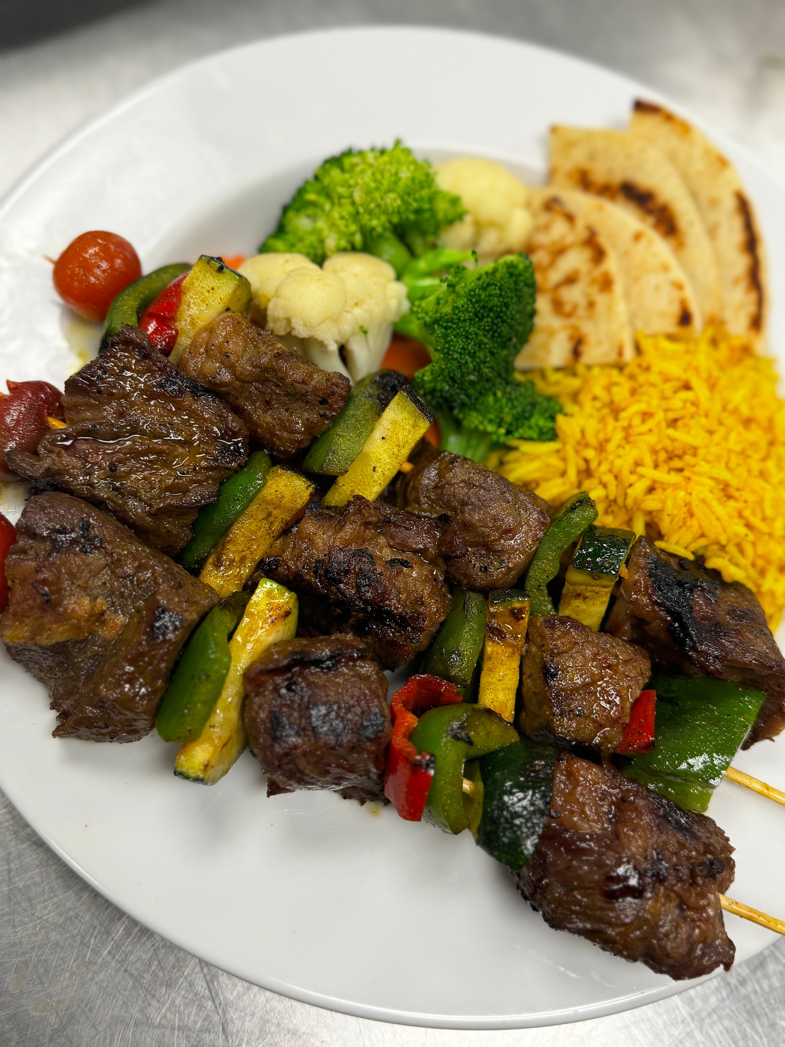 Boneless Short Rib Kabobs | Ford Island Bistro